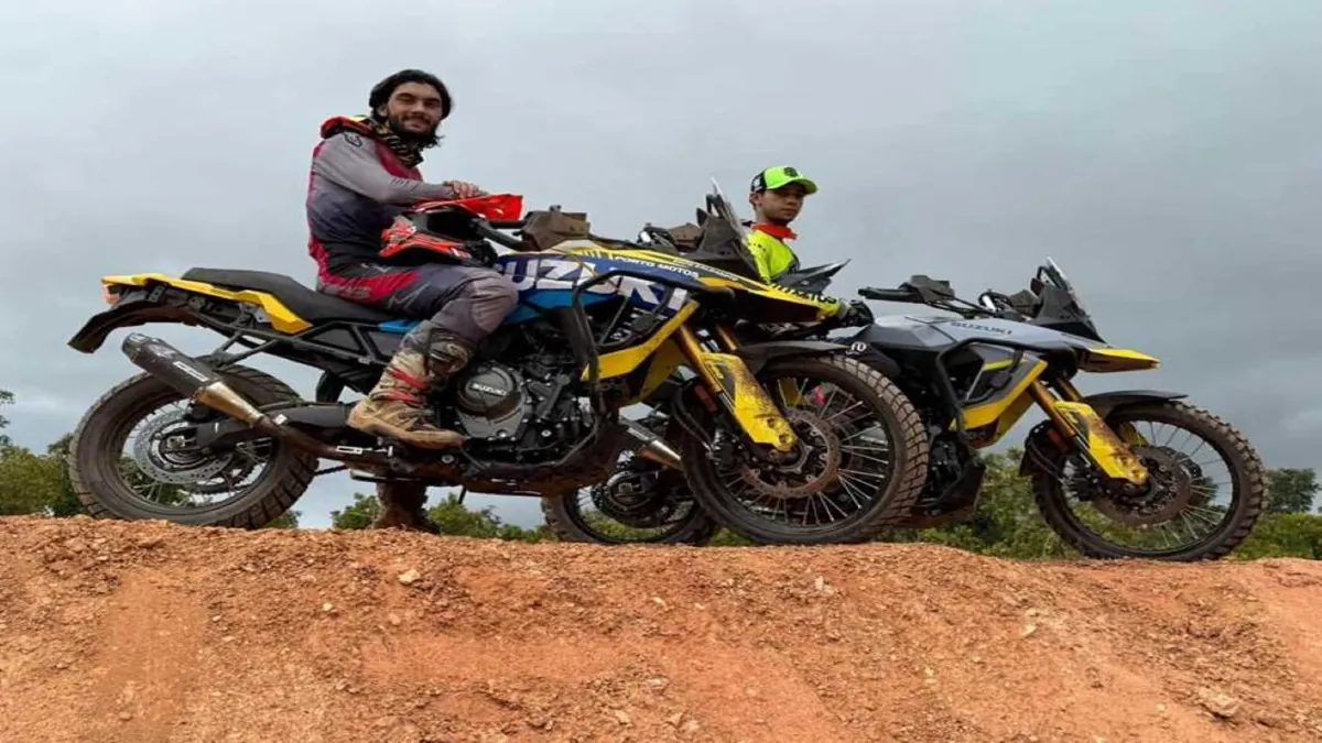 Suzuki V-Strom 800DE brilha no BITES 2025 em Cuiabá com jovens promessas